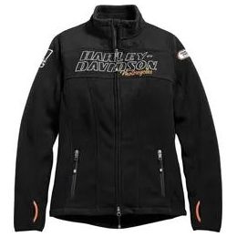 HD Racing Fleecejacke Damen schwarz XL