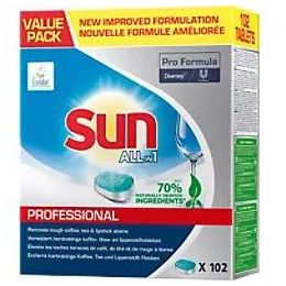 SUN Professional All in 1 Spülmaschinentabs 102 Stück