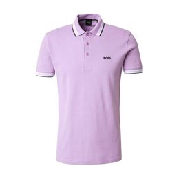 BOSS Poloshirt 'Paddy' Herren Größe S lavendel / schwarz / weiß