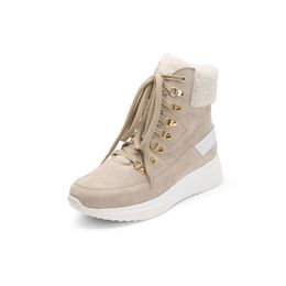 vitaform Lace-Up Ankle Boots female Beige size 35