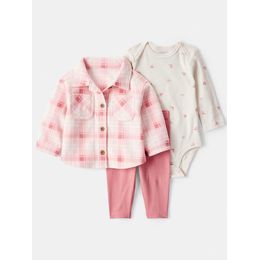 Carter's carter's 3tlg. Outfit in Rosa/ Creme - 29% | Größe 86 | Baby-bodys