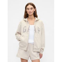 GAP Sweatjacke in Beige - 58% | Größe XXL | Damen-sweatshirts-jacken