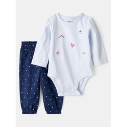 Carter's carter's 2tlg. Outfit in Hellblau/ Dunkelblau - 25% | Größe 80 | Baby-bodys