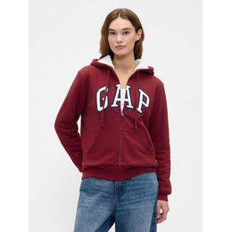 GAP Sweatjacke in Bordeaux - 42% | Größe M | Damen-sweatshirts-jacken