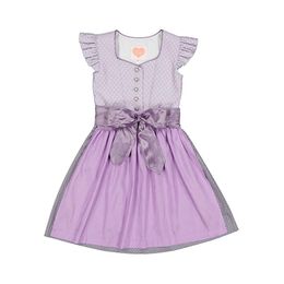 Turi Landhaus Dirndl in Lila - 51% | Größe 98 | Kindertrachtenmode