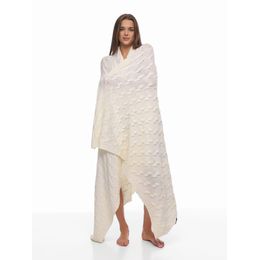 Lullalove Woll-Decke in Creme - 11% | Größe 180x120 cm | Decken