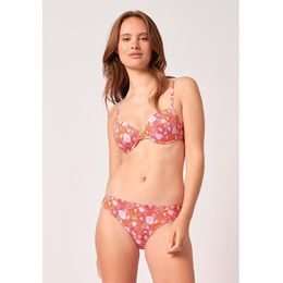 Skiny Bikini-Oberteil in Orange/ Rosa - 80% | Gr&ouml;&szlig;e 80D | Damen-bademode