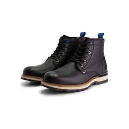 TRAVELIN' Leder-Boots "Malling" in Schwarz - 58% | Größe 41 | Herrenstiefel