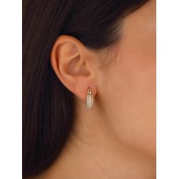 Luja Bijoux Vergold. Ohrringe mit Zirkonia - 59% | Schmuck