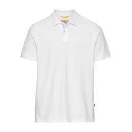 Camel Active Poloshirt in Weiß - 46% | Größe L | Herren-plussize
