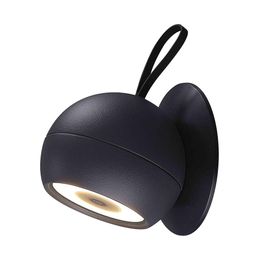 lumisky LED-Außenleuchte "Orby" in Schwarz - Ø 11 x (H)14,5 cm - 65% | Aussenbeleuchtung