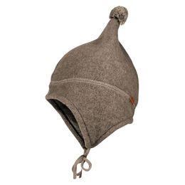 MaxiMo Woll-Zipfelmütze in Hellbraun - 34% | Größe 47 cm | Baby-muetzen
