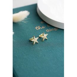 Heliophilia Vergold. Ohrstecker mit Edelsteinen - 66% | Schmuck