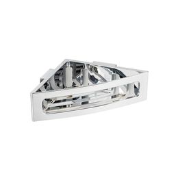 Wenko Duschregal "Turbo-Loc Bralia" in Silber - (B)35 x (H)8,5 x (T)20 cm - 42% | Badezimmer-accessoires