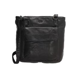HIDE & STITCHES Leder-Rucksack in Schwarz - (B)26,5 x (H)23 x (T)10 cm - 26% | Damen-taschen