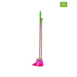 Vigar 2tlg. Set: Bodenfeger in Pink/ Grün - ab 4 Jahren - 10% | Weitere-haushaltshelfer