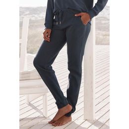 s.Oliver Relaxhose blau Gr. 32/34 f&uuml;r Damen. Mit Bindeband. Bequem. Nachhaltig.