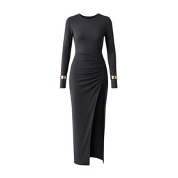 WOMAN VISION Kleid Damen Größe 38 schwarz Winterkleid