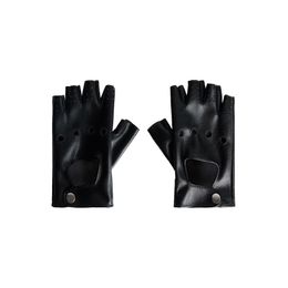 Bershka Kurzfingerhandschuhe Damen Größe XS/XL schwarz