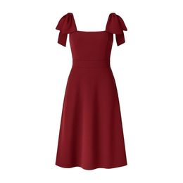 WOMAN VISION Kleid Damen Größe 38 dunkelrot Winterkleid
