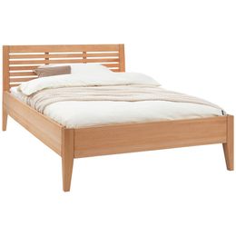 Linea Natura Bett, Buche, Holz, Buche, massiv, 120x200 cm, Schlafzimmer, Betten, Einzelbetten