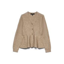 V&eacute;ro Moda Vero Moda Knit Cardigan 'EIKA' female Beige size M