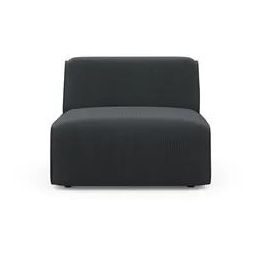 Sessel RAUM.ID "Merid Sofa-Mittelelement, Maße B/T/H: 84/97/46 cm", grau (anthrazit), B:84cm H:70cm T:97cm, 100% Polyester, Sessel, als Modul oder separat verwendbar, für individuelle Zusammenstellung