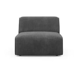 Sessel RAUM.ID "Merid Sofa-Mittelelement, Maße B/T/H: 84/97/46 cm", grau, B:84cm H:70cm T:97cm, 100% Polyester, Sessel, als Modul oder separat verwendbar, für individuelle Zusammenstellung