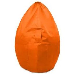 Sitzsack Kinzler "Kimi small", orange (terra), B:65cm H:110cm, Polyester, Sitzsäcke, Uni Farben, mit Taschen & Tragegriff, Outdoor geeignet, Kinderzimmer