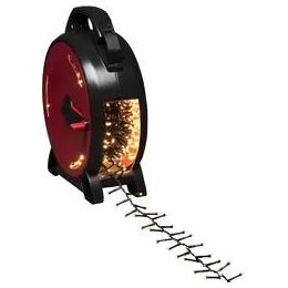Konstsmide LED-Lichterkette "Weihnachtsdeko aussen", Energieeffizienz: E (A-G), schwarz, Dioden 1.000 Stk., Kabellänge 10m x Gesamtlänge 31,98m, Lichterketten, 1000 warm weiße Dioden