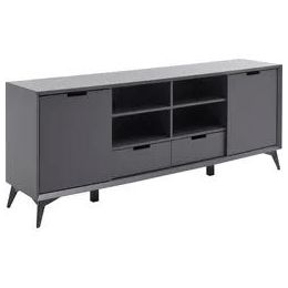 Sideboard MCA furniture "Netanja", grau (grau matt), B:180cm H:73cm T:40cm, Holzwerkstoff, Sideboards, Breite ca. 180 cm