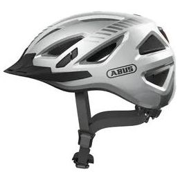 Fahrradhelm Abus "URBAN-I 3.0" Gr. XL, silber (signal silber), Helme, XL Kopfumfang: 61cm - 65cm