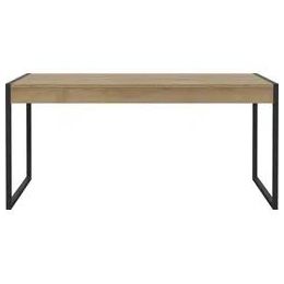 Esstisch FORTE "High Rock", braun (riviera eiche, schwarz, rivera eiche), B:166cm H:76,9cm T:90,2cm, Tische, Rechteckiger Esstisch Esstisch, Breite 166 cm