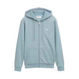 Tom Tailor Denim Sweatjacke Herren Gr&ouml;&szlig;e XL taubenblau / wei&szlig;