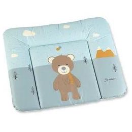 Wickelauflage Sterntaler "Ben", blau (blau, braun), B:85cm L:72cm, PVC-Folie, Polyester, Wickelauflagen
