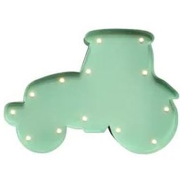 MARQUEE LIGHTS LED Dekolicht "Traktor", grün, 13, H: 17, 1, Leuchten, Wandlampe, Tischlampe Tractor, Bulldog 13 Leuchtmittel - 23x17 cm