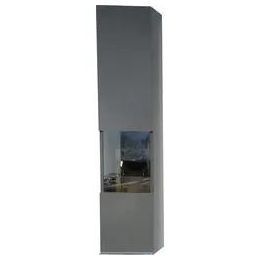 Glasvitrine Places of Style "Onyx", grau (anthrazit hochglanz), B:30cm H:140cm T:27cm, Spanplatte, Schränke, hochwertig UV lackiert, mit Soft-Close-Funktion, Höhe 140cm
