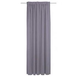 Vorhang ADAM "Uni Collection light" Gr. 4, lila, B:142cm H:245cm, Jacquard, Baumwolle, Gardinen, aus 100% Bio-Baumwolle