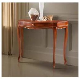 Konsole Home Affaire "Spiaggia", braun (nuss), B:100cm H:77cm T:36cm, Holz teilmassiv, Sideboards, Konsolentisch, Breite 100 cm