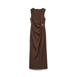 V&eacute;ro Moda VERO MODA Kleid 'RIKKE' Damen Gr&ouml;&szlig;e 42 braun Winterkleid