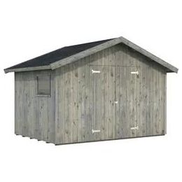Gerätehaus Palmako "Nils", grau, Holzwerkstoff, Gerätehäuser, grau