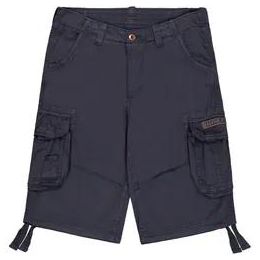 Shorts Alpha Industries "Jet Short", Herren, Gr. 30, Normalgrößen, blau (rep.blau), Obermaterial: 100% Baumwolle, Hosen