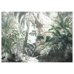 Vliestapete Komar "Digitaldruck Vlies - Fata Morgana - Größe 350 x 250 cm", bunt, B:350m L:250m, Vlies, Tapeten, Wohnzimmer, Schlafzimmer