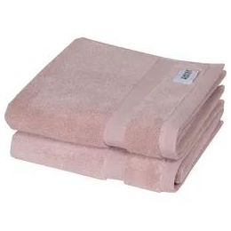 Schöner Wohnen Handtücher "Cuddly", rosa, B:50cm L:100cm, Frotteevelours, Obermaterial: 100% Baumwolle, SCHÖNER WOHNEN-KOLLEKTION, Handtücher, schnell trocknende Airtouch-Qualität
