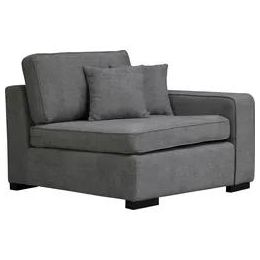 Sofaelement Home Affaire "Skara", grau (dunkelgrau), B:110cm H:86cm T:100cm, Polsterelemente, Modul zum eigenen Zusammenstellen, in vielen Bezugsqualit&auml;ten