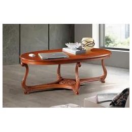 Beistelltisch Home Affaire "Modigliani", braun (nuss, nuss, nuss), B:120cm H:46cm T:64cm, Tische, Breite 120 cm