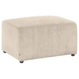 Hocker OTTO HOME "Alesund", beige, B:60cm H:47cm T:80cm, Cord (100% Polyester);Filzoptik (100% Polyester), Hocker, Hocker, als Einzelteil oder Teil des Modulsofas