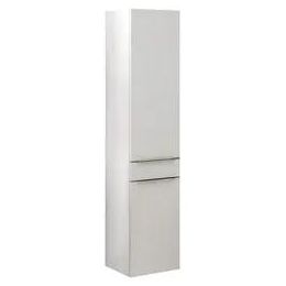 Seitenschrank Welltime "Matera", weiß, B:40cm H:180cm T:35cm, Holzwerkstoff, MDF, Schränke, Bad-Hochschrank Bad-Seitenschrank, Breite 40 cm, hochwertige matte MDF-Fronten und Softclose-Funktion