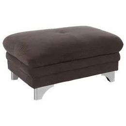 Hocker COTTA "Enterprise", braun (espresso), B:98cm H:44cm T:67cm, Struktur (100% Polyester );Chenille (90% Polyester; 10% Polyamid ), Hocker