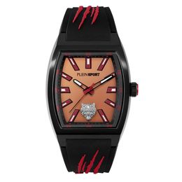 Plein Sport Uhr 'Gaze' Herren Gr&ouml;&szlig;e One Size braun / rot / schwarz